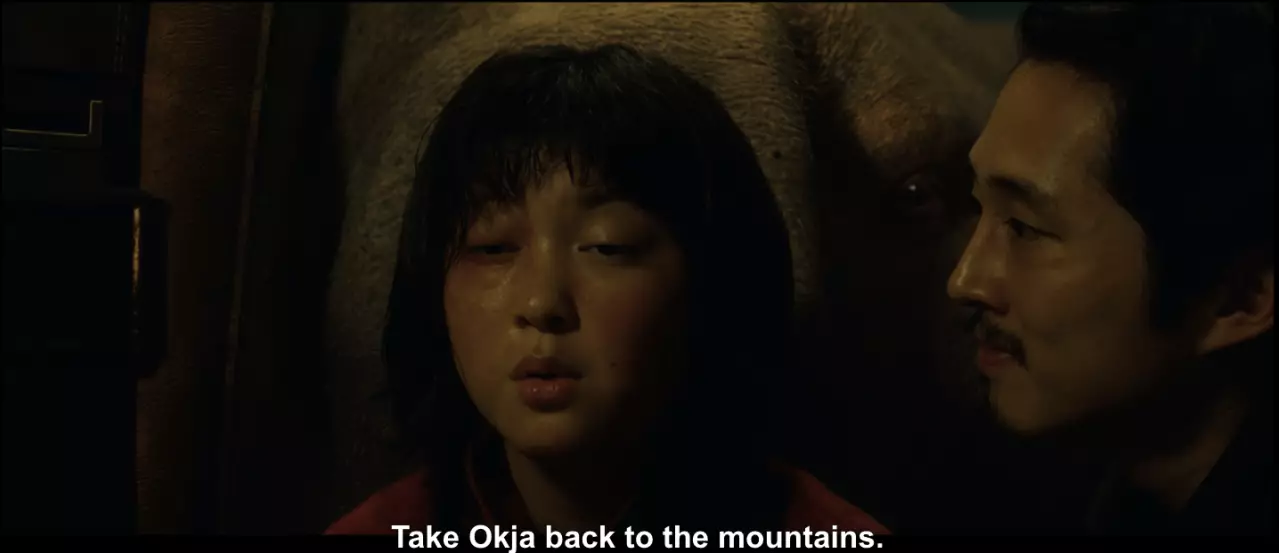 Vous n'attraperez la meilleure blague d'Okja que si vous parlez anglais et coréen