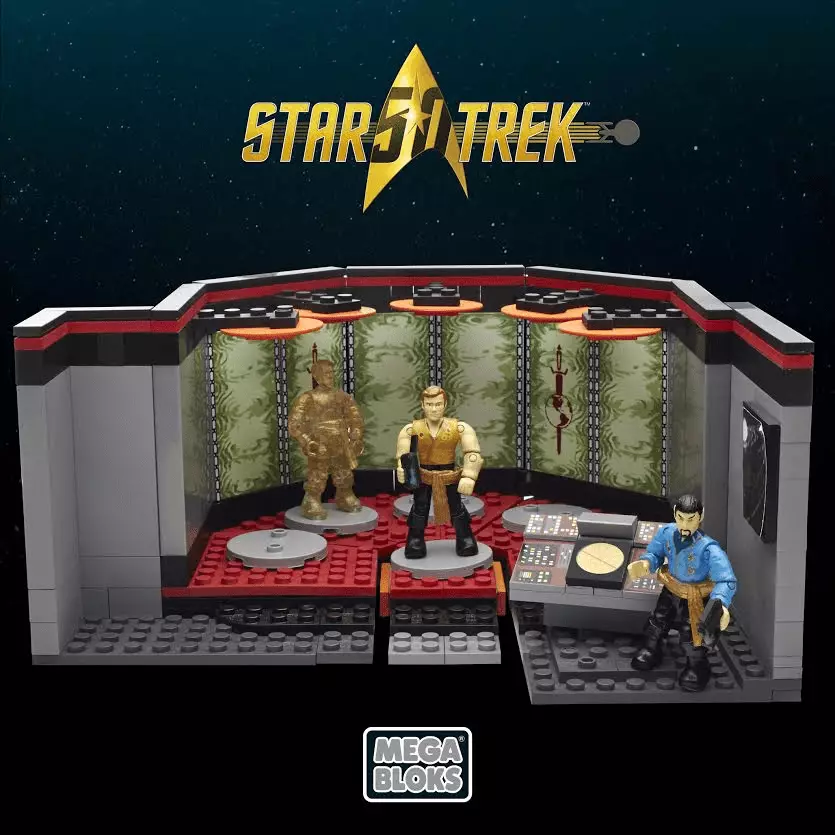 Set Konstruksi Star Trek Anyar Mega Bloks Kabeh Babagan Seri Asli