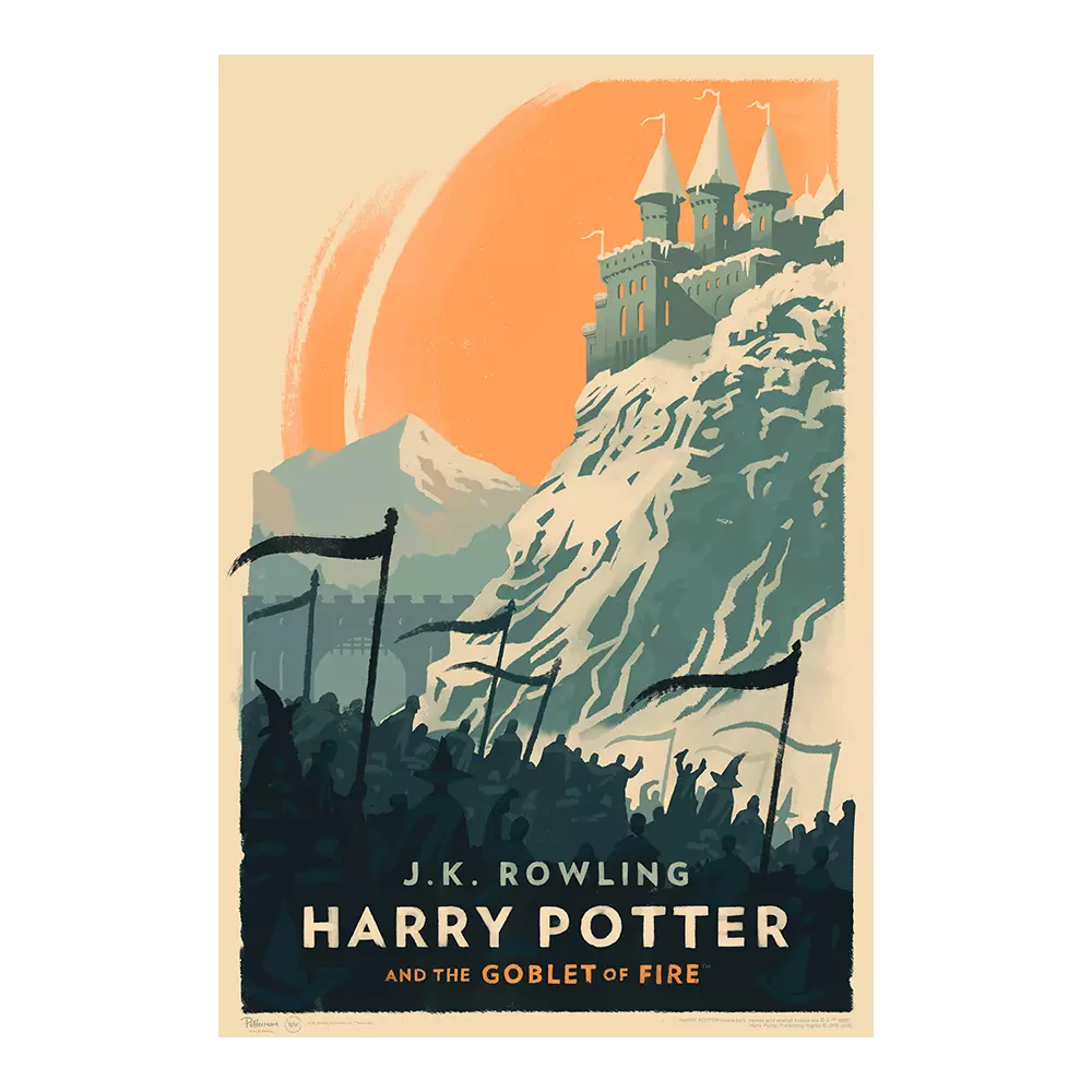 ハリーポッターシリーズは、オリーモスによるこれらの素敵なポスターで新しい種類の魔法を引き受けます