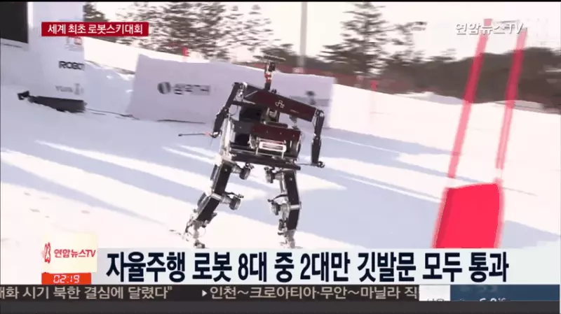 Não consigo parar de rir desses robôs de esqui caindo