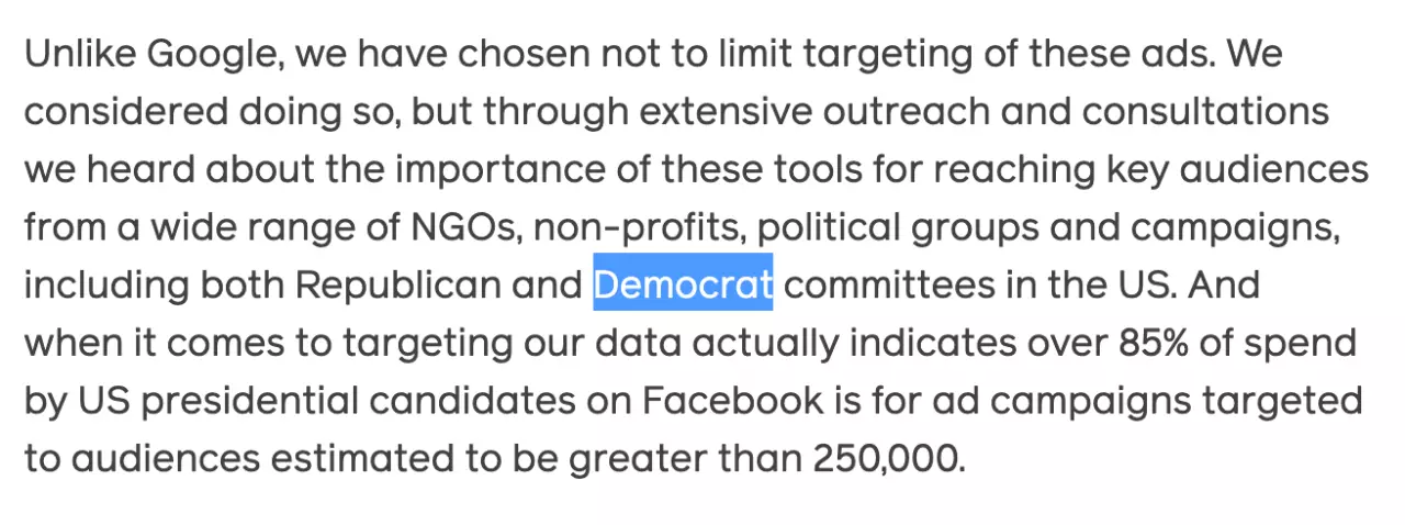 Facebook će omogućiti korisnicima da vide manje političkih oglasa tokom noćnih predsjedničkih izbora u SAD-u
