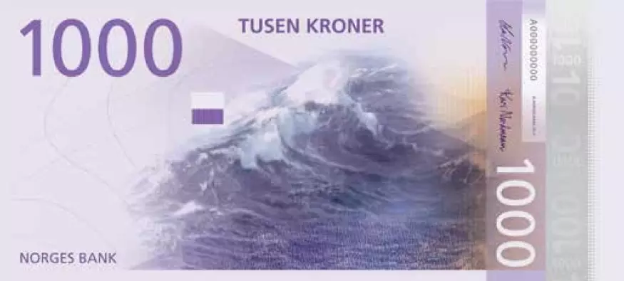 Norjan uusi valuuttamuotoilu on täydellisesti pikselöityä korkean konseptin taidetta