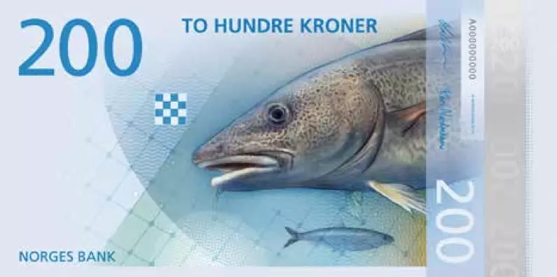 Norvégia új valutatervezése tökéletesen pixeles, high-concept art