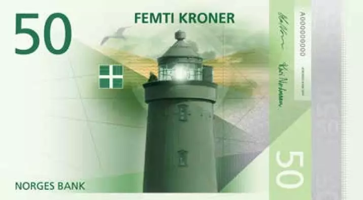 Norvégia új valutatervezése tökéletesen pixeles, high-concept art