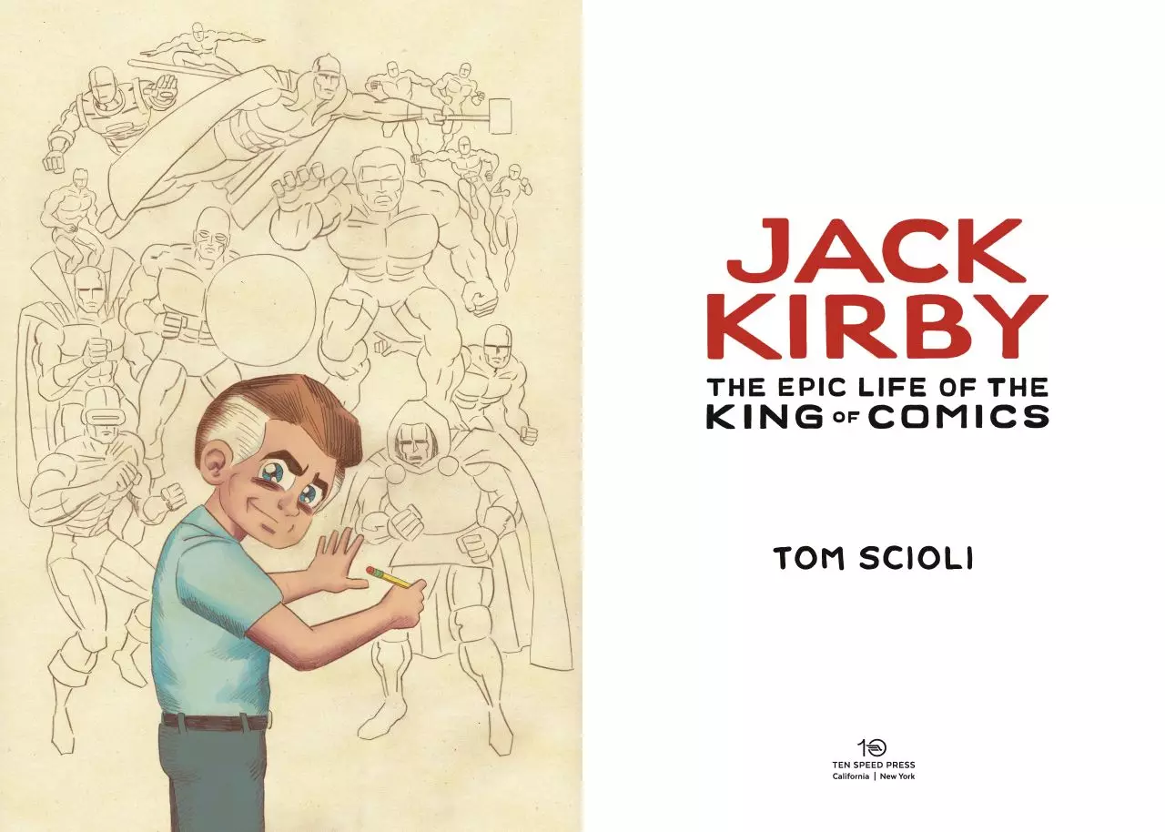 ရုပ်ပြဘုရင်၏ ဇာတ်ဝင်ခန်းကို ကြည့်ပါ၊ Jack Kirby ၏ ရုပ်ပြအသက်မွေးဝမ်းကြောင်း၏ အစောပိုင်းနေ့ရက်များကို ကြည့်ရှုပါ။