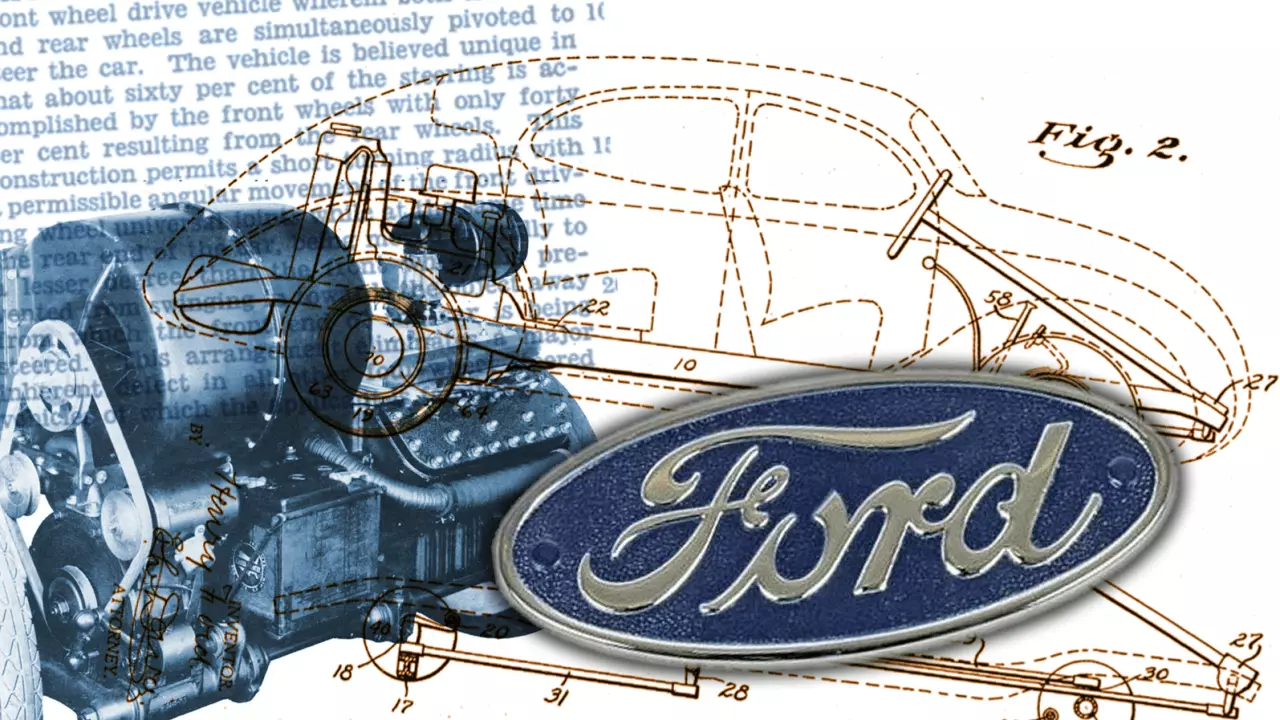 فورد یک بار حق اختراع خودرویی با احمقانه ترین و کم استفاده ترین طرح بندی خودرو را گرفت