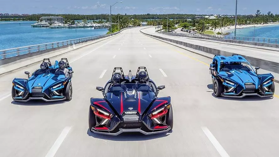 Ny Slingshot Polaris 2020 dia manana motera 203-Horsepower vaovao ary mandeha ho azy azo atao.