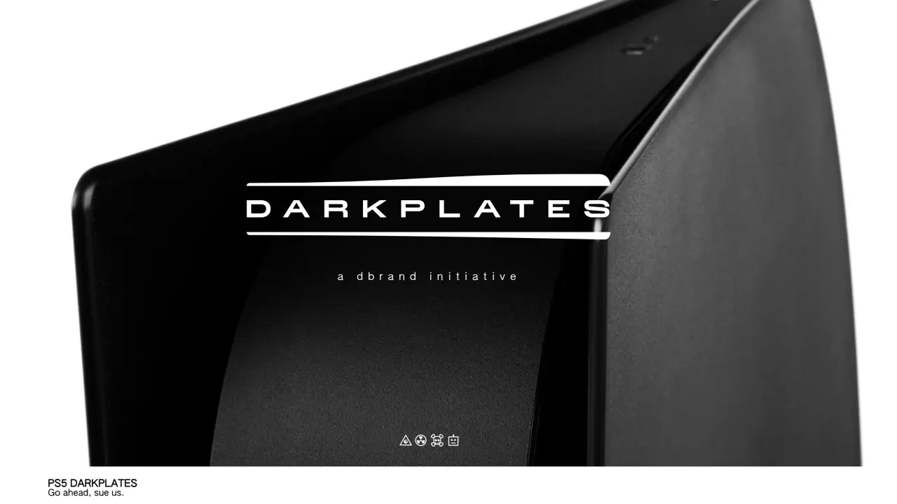 Dbrand atreve a Sony a demandar polas súas novas placas frontales negras para a PS5