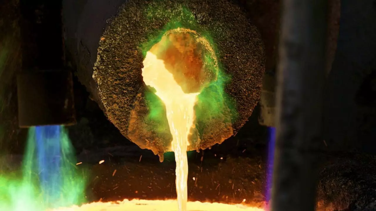 令人難以置信的、火熱的銅線製造過程