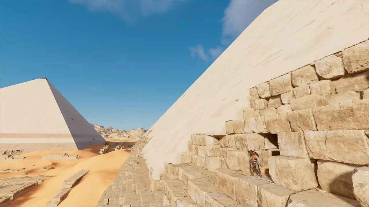 Dekouvèt Piramid Giza Semèn sa a te deja bati nan Assassin's Creed Origins.