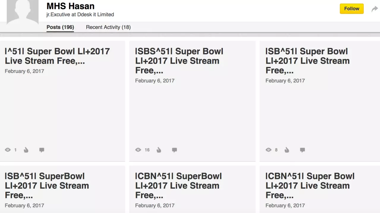 Trik Superbowl Spammer Modul Cerita Teratas Google