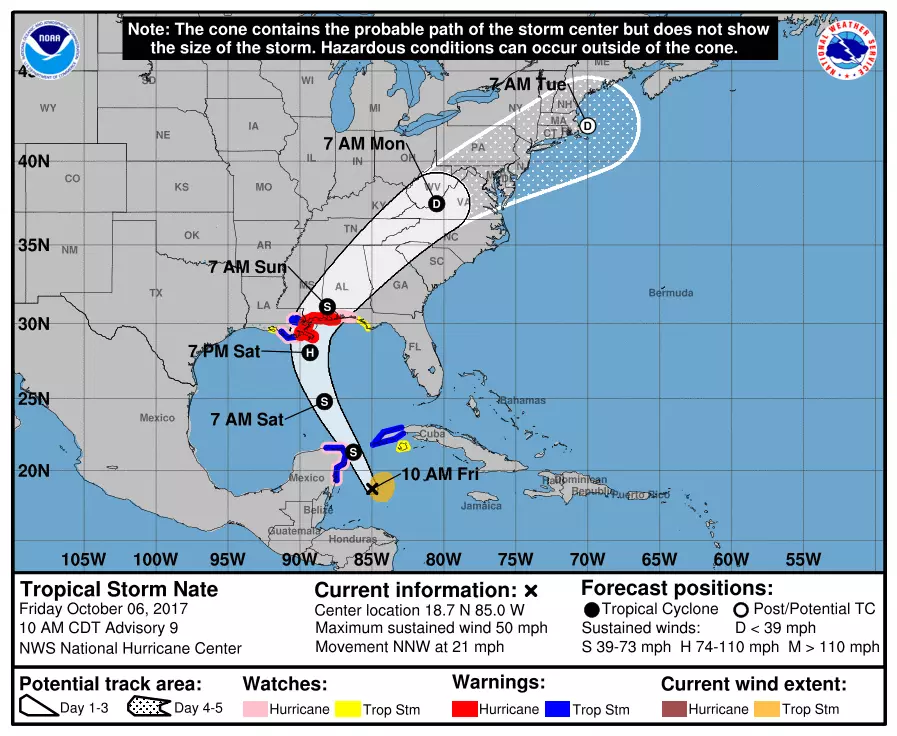 Ang Nervous Gulf Coast States Nangandam Alang sa Laing Hurricane