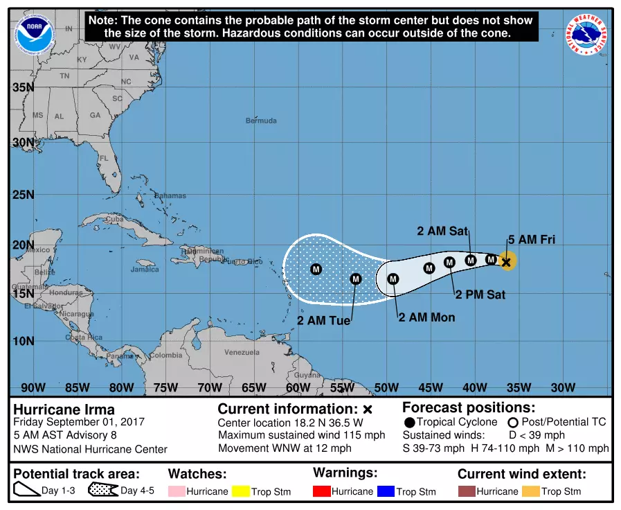 Duufaan kale oo weyn ayaa ka socota Bariga Atlantic