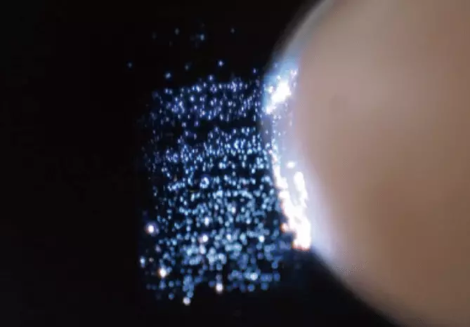 Puedes sentir estos hologramas de plasma hechos con láseres de femtosegundos