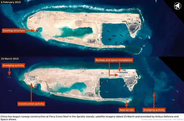 China kwuru na a ga-arụ ọrụ ya na Artificial Island n'ime ụbọchị ole na ole