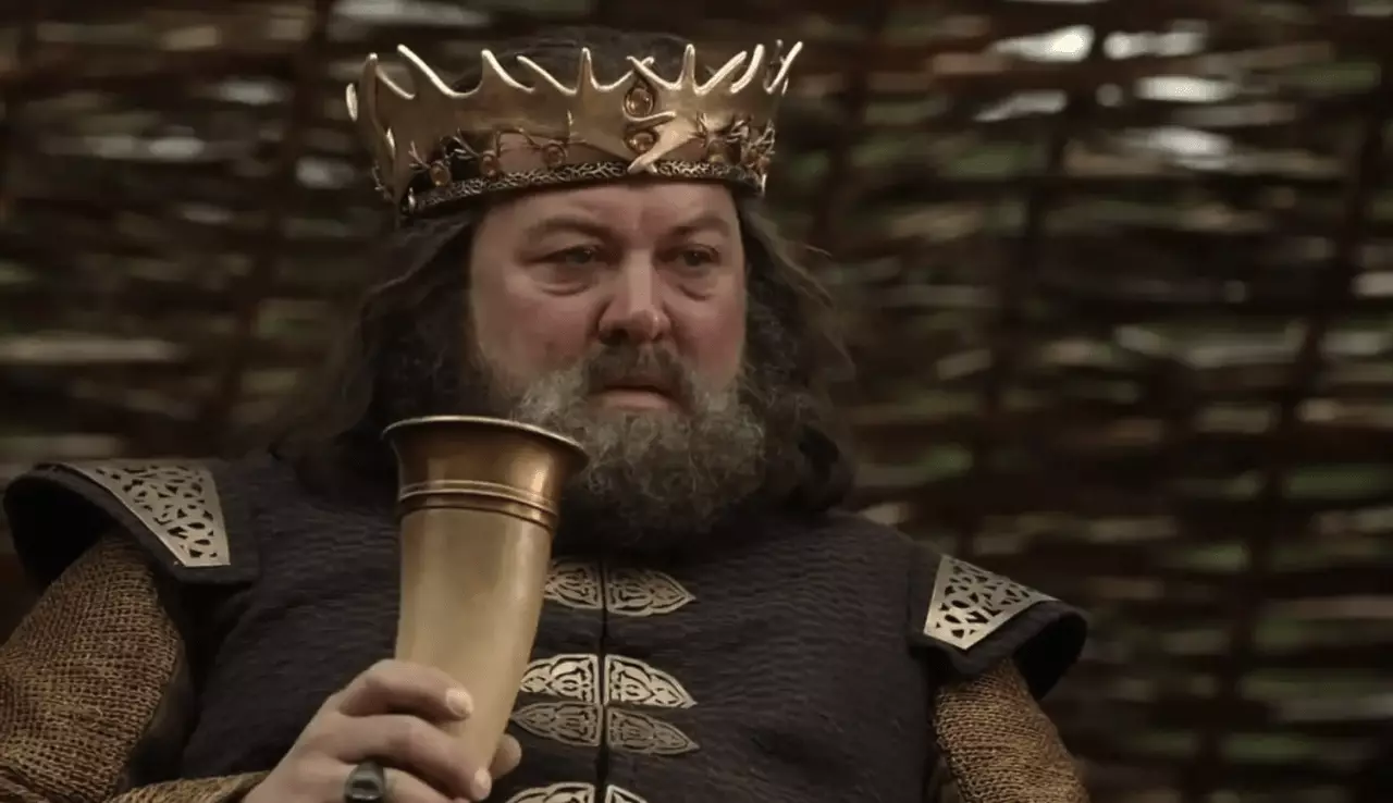 É probable que Robert Baratheon estea ao frente e ao centro nunha nova produción escénica de Game of Thrones. (Imaxe: HBO)