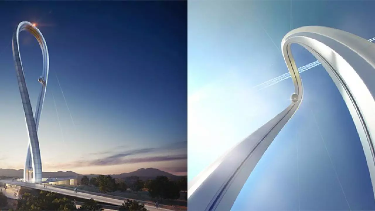 Insane Tower Design lansează oameni pe o buclă minunată de roller coaster