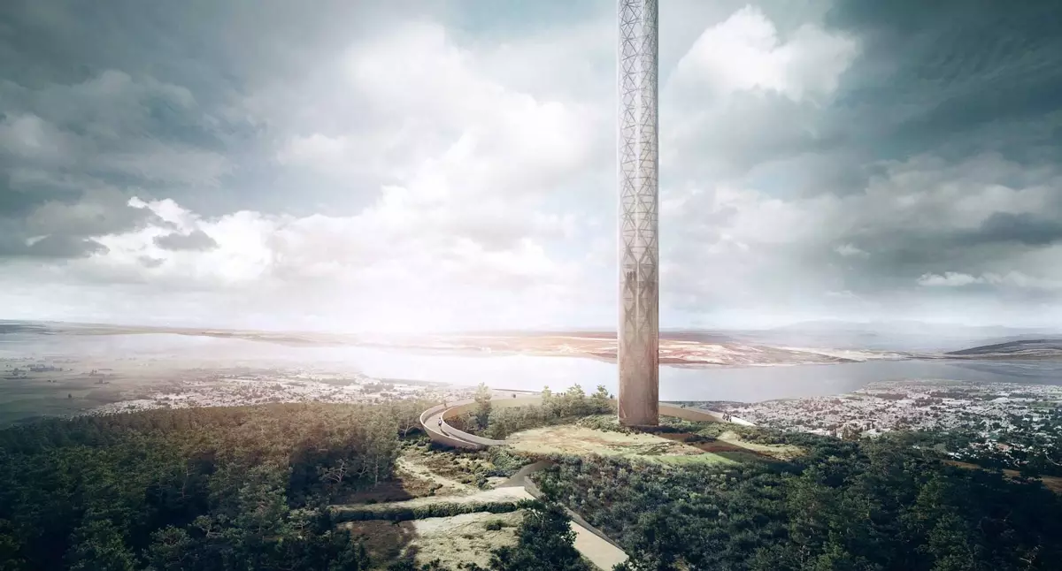 Insane Tower Design lansează oameni pe o buclă minunată de roller coaster
