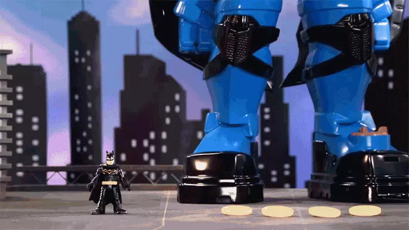 Ris Batman Roboter verroden Bruce Wayne Huet Iron Man Envy