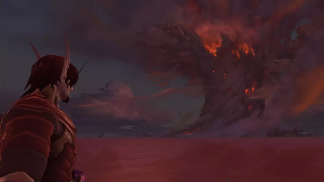 Un arbre brûle dans World of Warcraft, et j'en suis étrangement triste