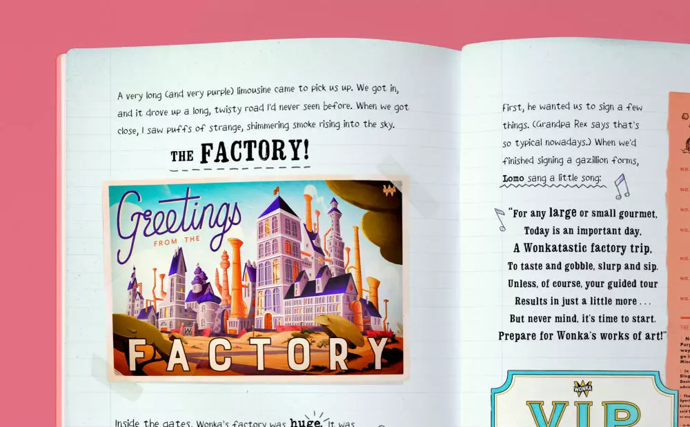 Takket være disse bøger kan alle tage på en unik rejse til Willy Wonkas chokoladefabrik
