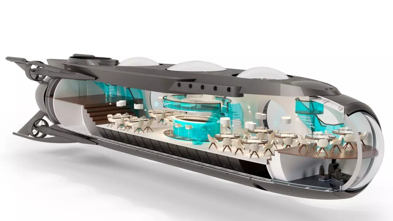 Το Luxury Private Submarine είναι το καλύτερο μέρος για να παρακολουθήσετε τους ωκεανούς να βράζουν 1209_1