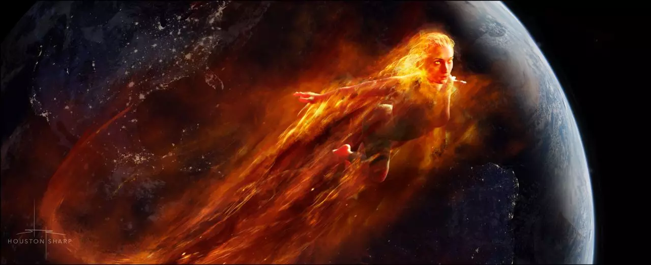 Arta conceptuală a lui Dark Phoenix este mai bună decât orice din film, nu șochează pe nimeni