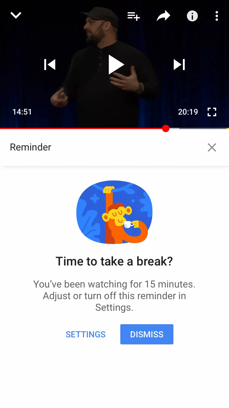 YouTube tegner interesse for dit digitale velvære med 'Take a Pause'-notifikationer