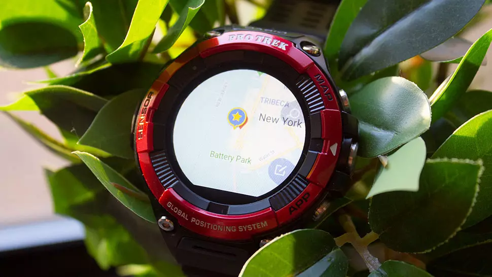 Denna Casio Smartwatch illustrerar perfekt slitagets OS