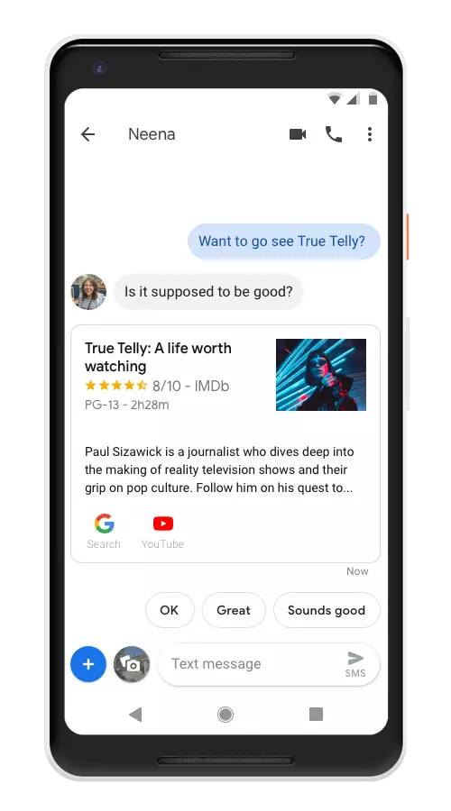 Акнун шумо метавонед ба Google Assistant дар App Messages ва забонҳои дигар сарварӣ кунед
