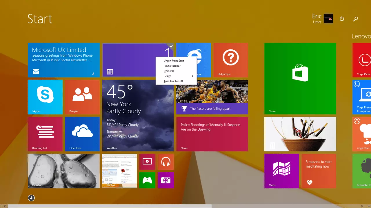 Windows 8.1 Update Hands-On: Geweldige tweaks foar de mûs trouwe