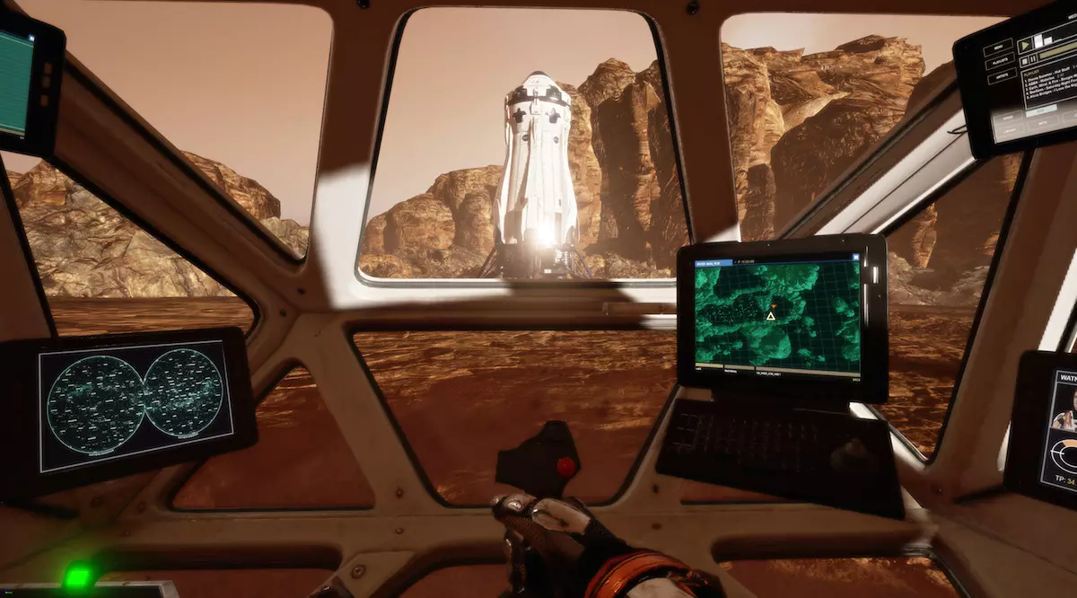 Voor $ 30 kun je rondrennen op Mars in VR