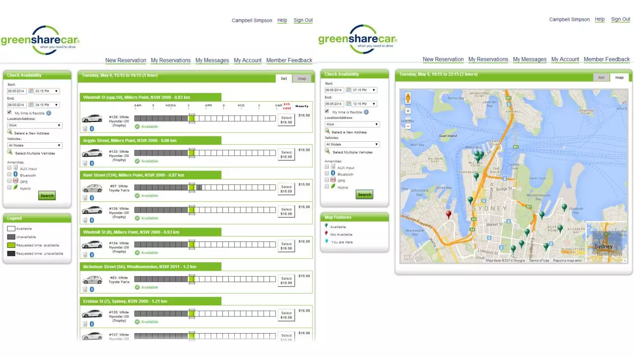 GreenShareCar: آسٹریلیائی جائزہ