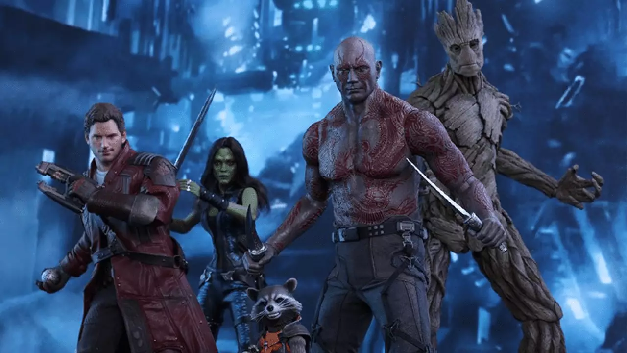 Hot Toys Tungtungna Ngarengsekeun Wali Garis Galaxy Jeung Gambar Drax Ieu