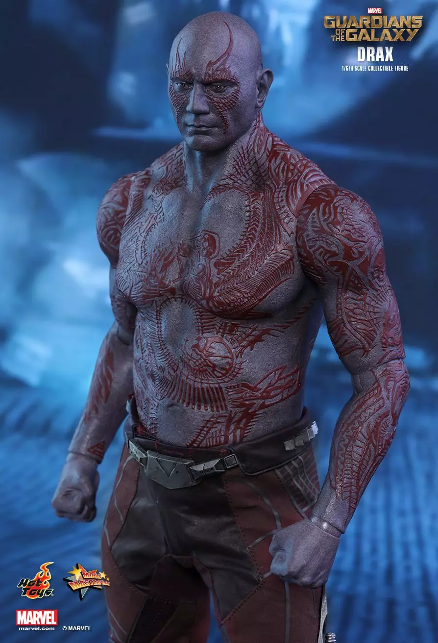 Hot Toys Tungtungna Ngarengsekeun Wali Garis Galaxy Jeung Gambar Drax Ieu