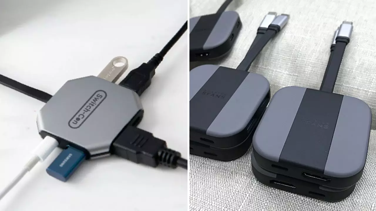 Bu köp adamly Nintendo kommutator doklary, rebrand edilen USB-C adapterlerine meňzeýär