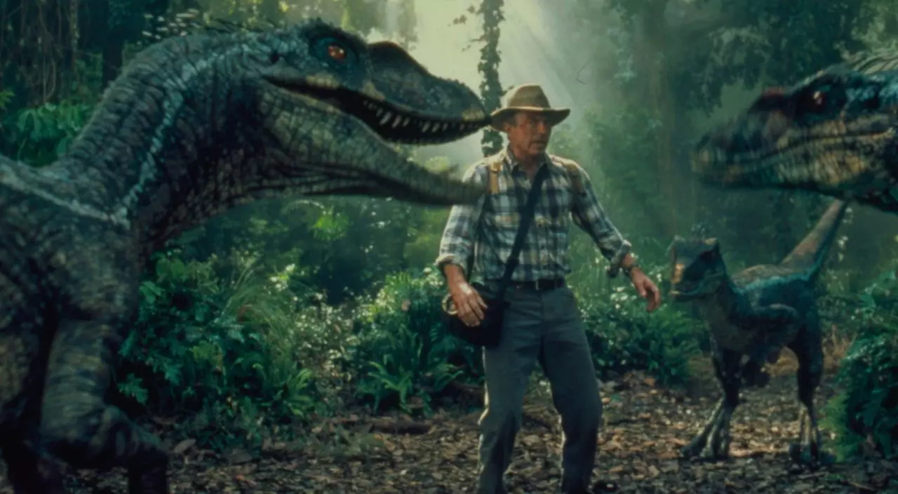 Enwere ọtụtụ ndị raptors na Jurassic Park III. (Foto: Foto Universal)