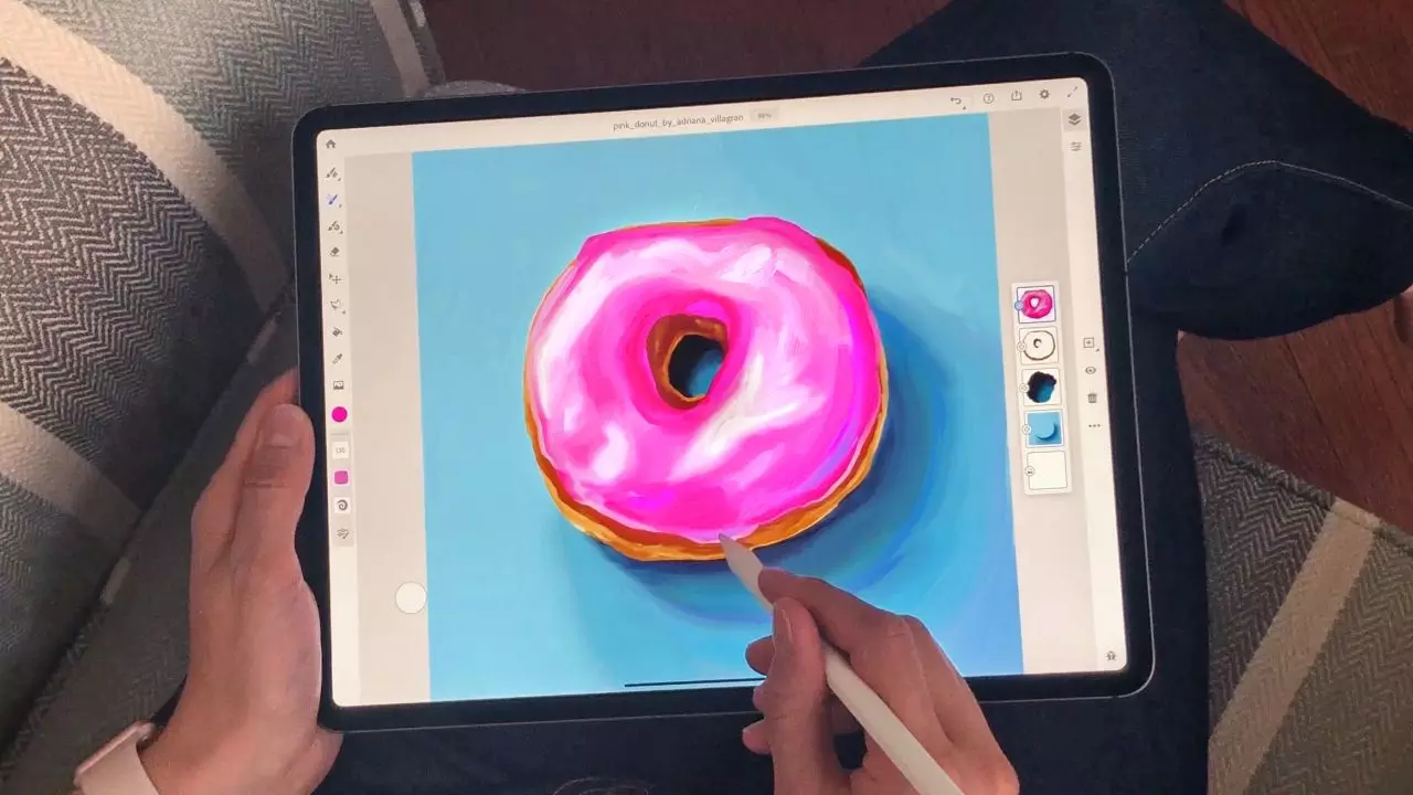 Adobe 的新繪畫應用程序是對 iPad 未來的誘人偷窺