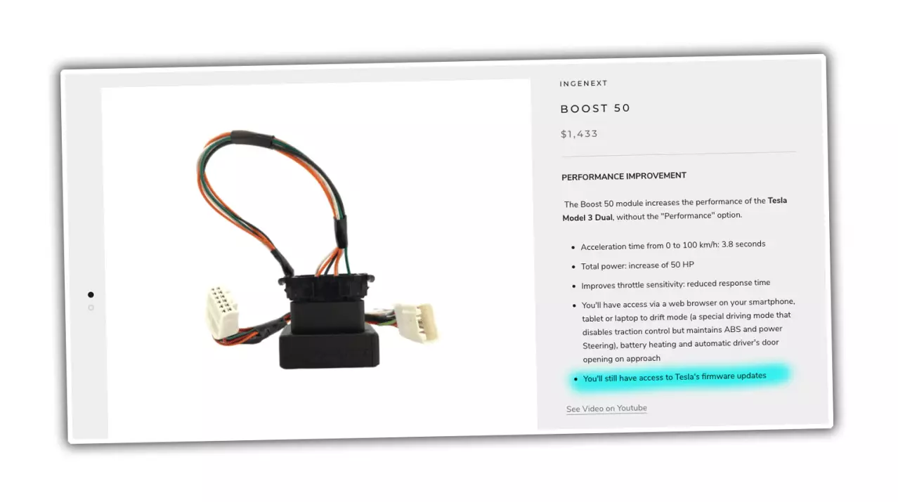 Tesla slår ner på prestandahöjande hacks för modell 3