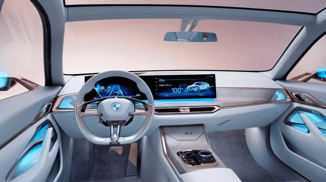 Konsep BMW i4 minangka Deleng Paling Cedhak ing Senjata Utama BMW Nglawan Tesla