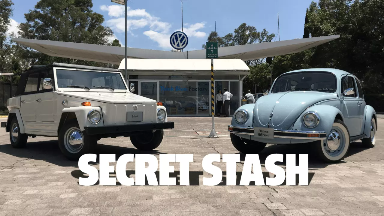 Finalmente consegui ver a coleção secreta de carros da Volkswagen do México