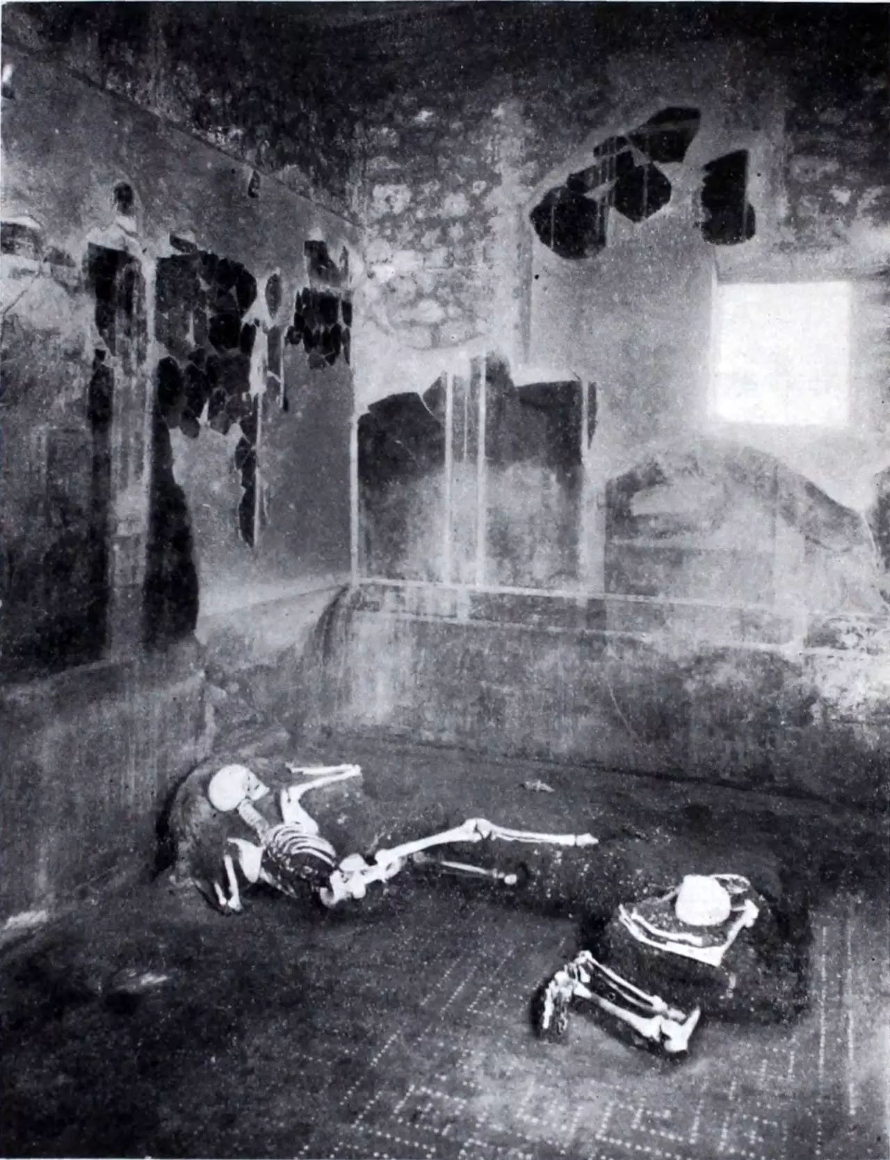 I defunti nella Casa dell'Artigiano, Pompei.