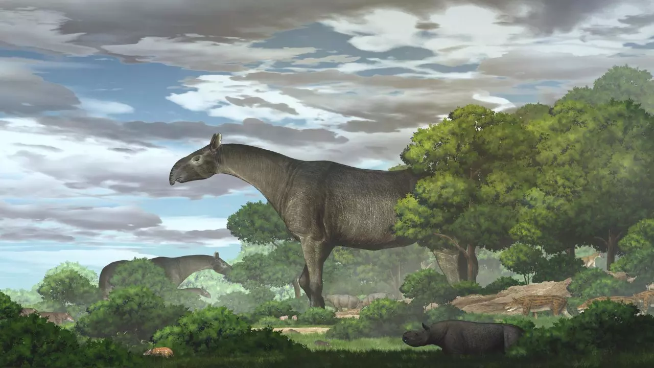 Na novo odkrit fosil velikanskega nosoroga kljubuje domišljiji