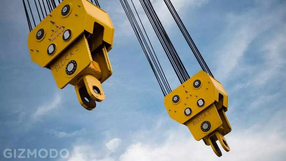 Minuhan Gedong Super-Crane Ngambang The Tappan Zee Bridge