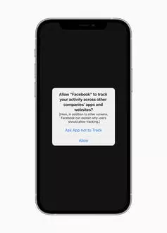 Chithunzi cha iPhone chikuwonetsa magwiridwe antchito a App Tracking Transparency