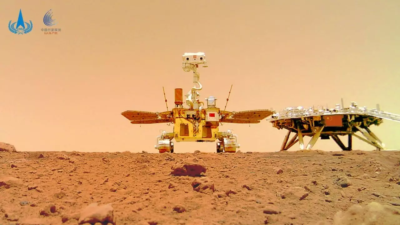 Hauts Ekaitzak Txinako Mars Rover-a modu segurura bidaltzen du
