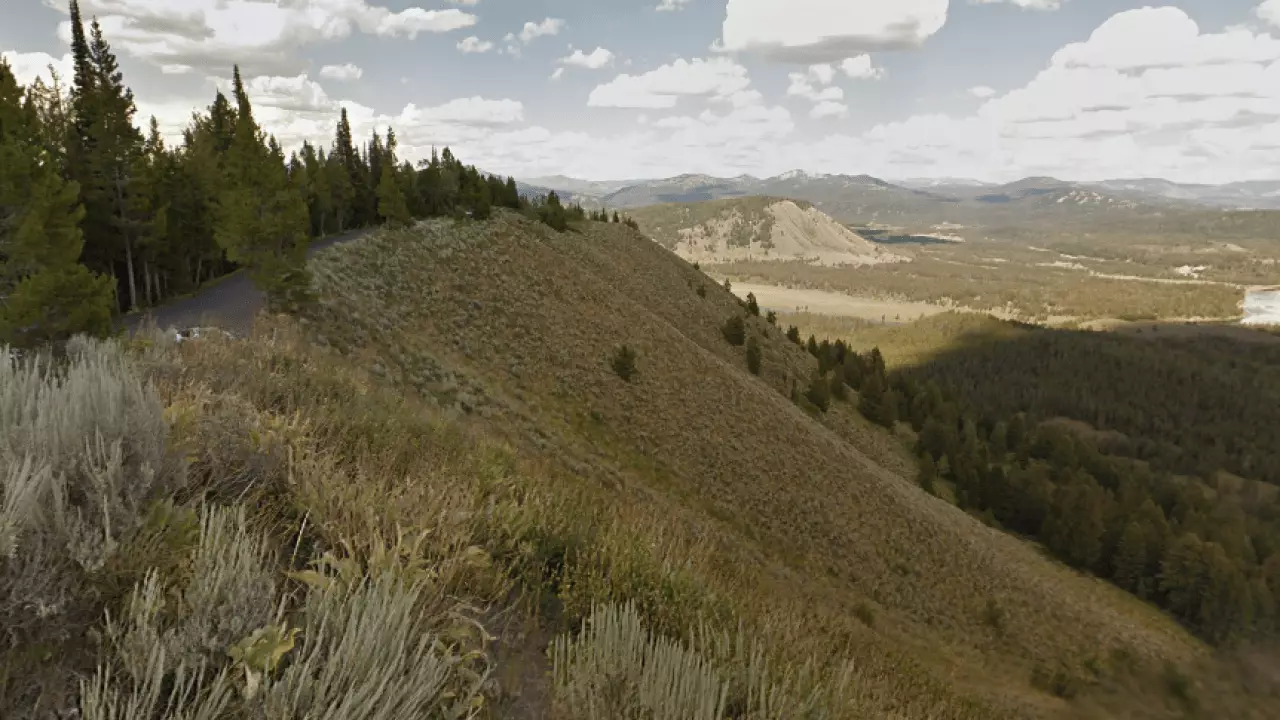 Besicht Nationalparken an Nordamerika Vum Komfort vu Google Street View