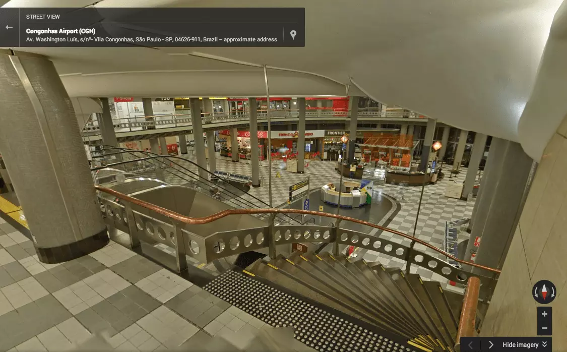 Google Street View Saiki Nuduhake Ing Salebeting Bandara