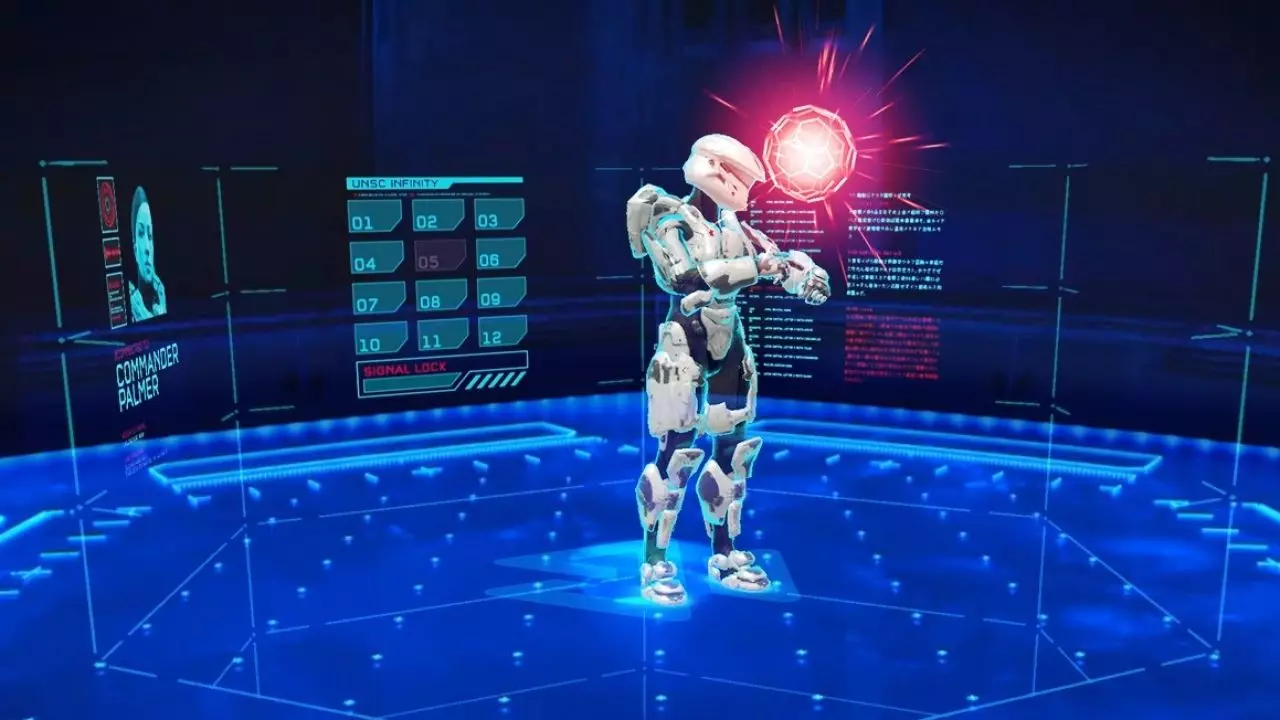 En holographeschen Halo 5 Zaldot huet mech just am Microsoft HoloLens gebrach