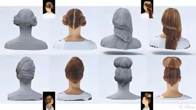 Disney Research Imprimă 3D figurine cu cel mai realist păr vreodată
